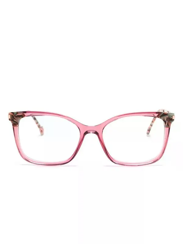 Carolina Herrera Square Frame Eyeglasses - Pink