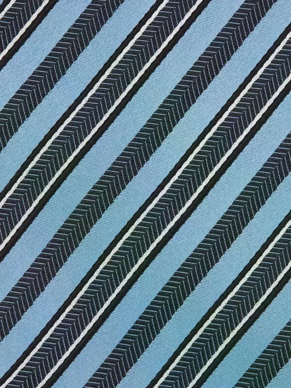 Zegna Silk-cotton Neck Tie - Blue