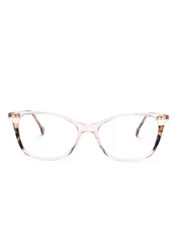 Carolina Herrera Square Frame Eyeglasses - Pink