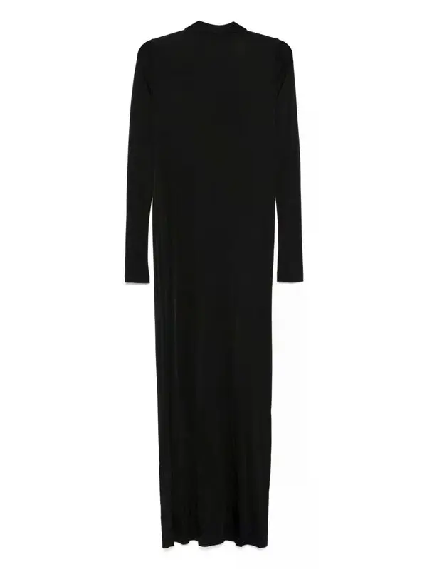 Balenciaga Stretch Maxi Dress - Black