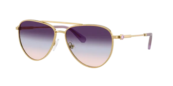 SWAROVSKI Aviator Sunglasses - Gradient Light Brown,blue,violet