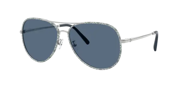 Tory Burch Aviator Sunglasses - Navy Blue