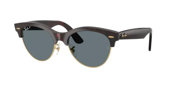 Ray-ban Clubmaster Sunglasses - Dark Blue Polarized
