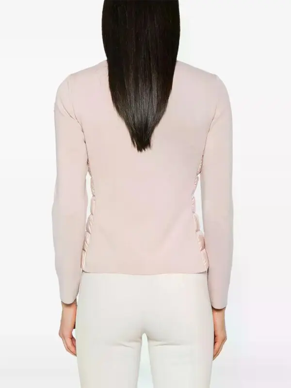 Moncler Zip-up Puffer Jacket - Pink