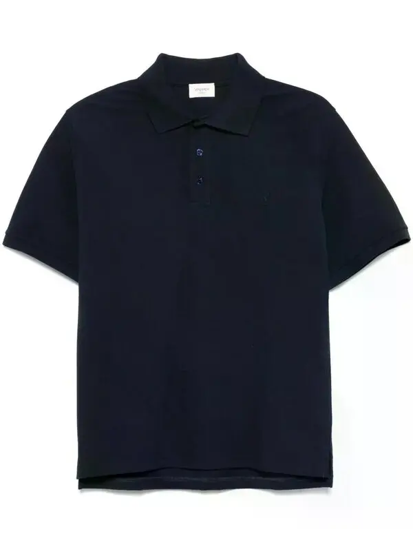 Saint Laurent Cassandre Polo Shirt - Blue