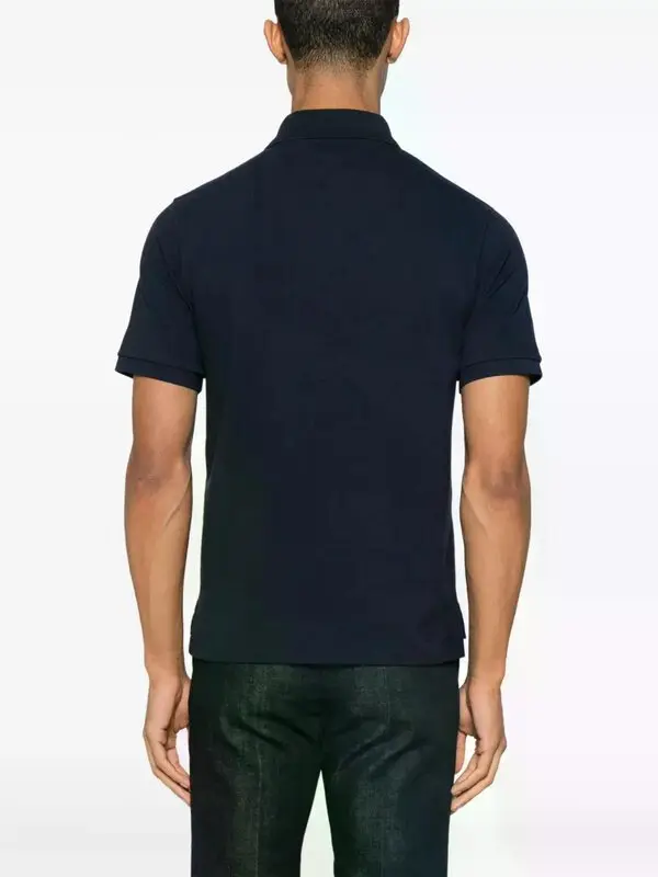 Saint Laurent Cassandre Polo Shirt - Blue