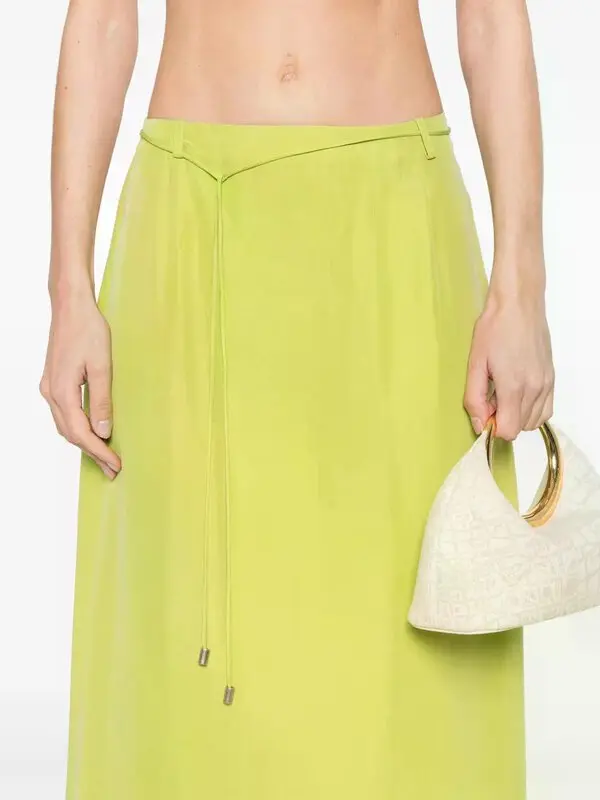 ALYSI Silk Maxi Skirt