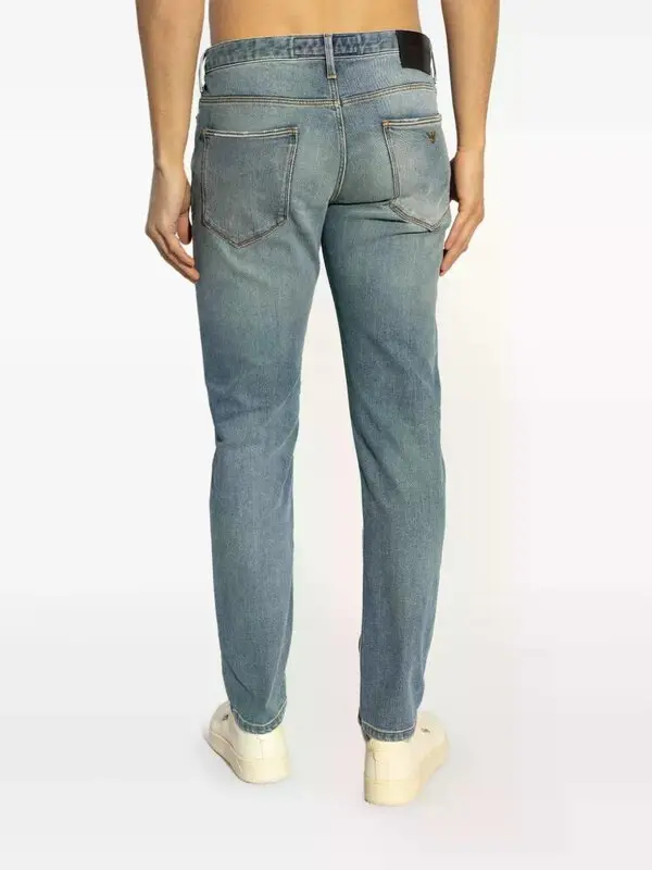 Emporio Armani Straight Leg Jeans - Blue
