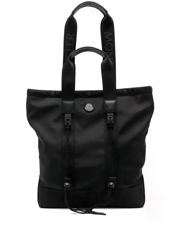 Moncler Small Tech Tote Bag - Black
