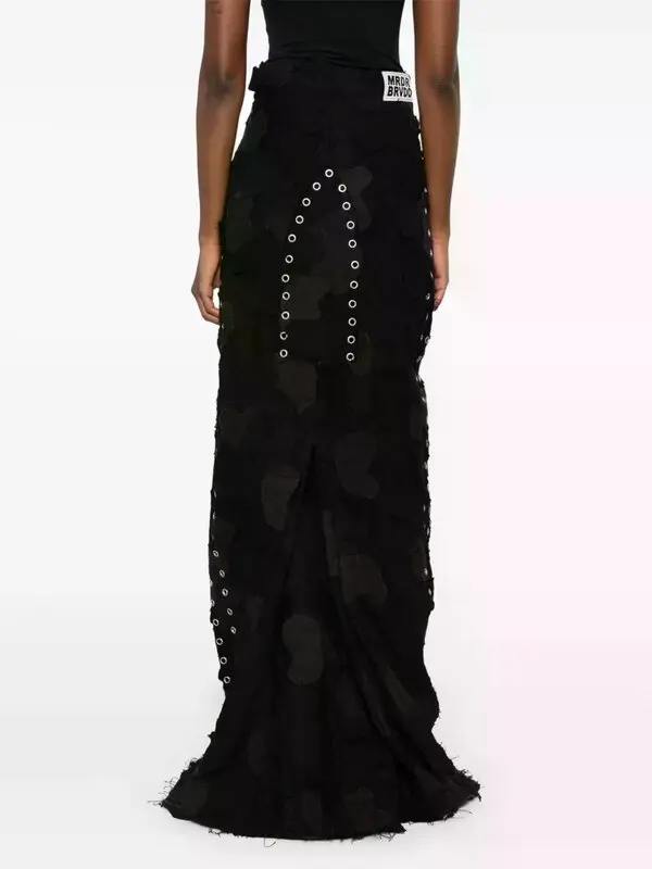 WHO DECIDES WAR Grommet Arch Maxi Skirt