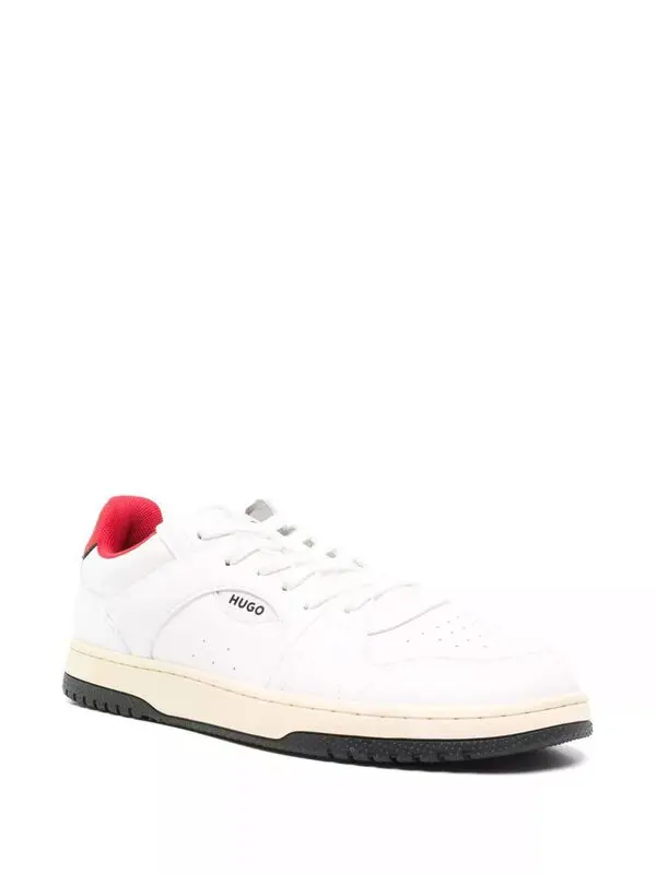 Hugo Logo-patch Sneakers - White