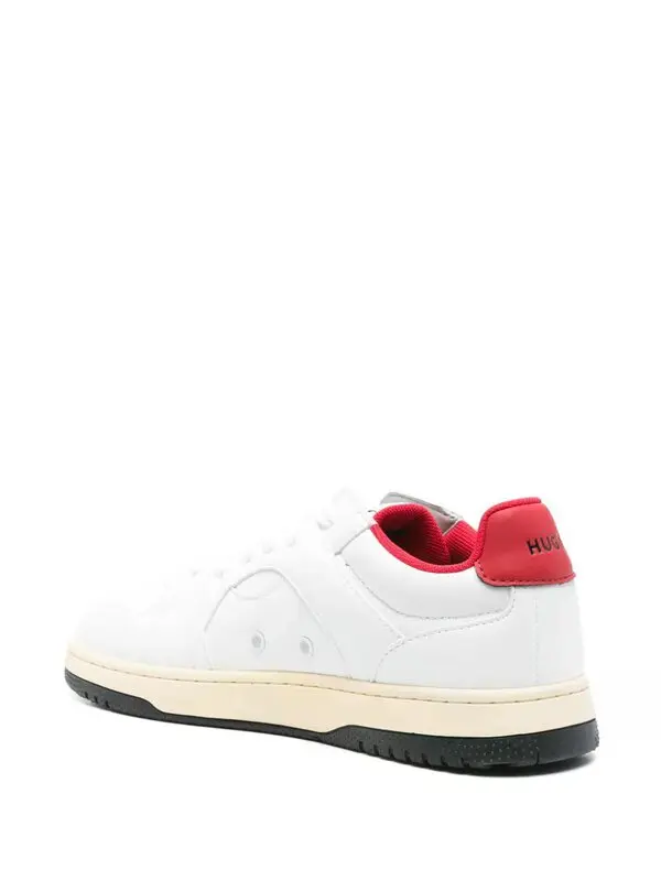 Hugo Logo-patch Sneakers - White