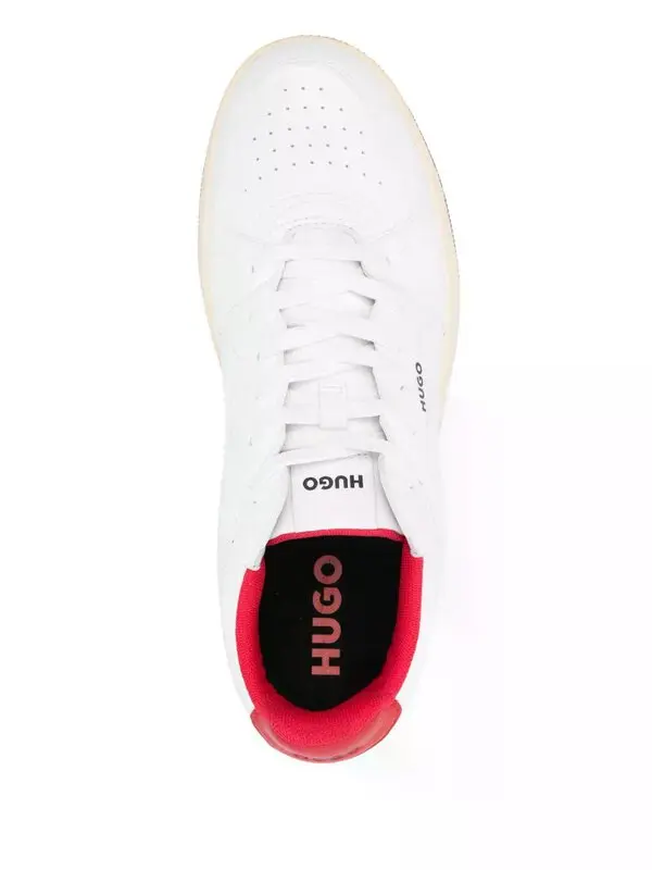 Hugo Logo-patch Sneakers - White