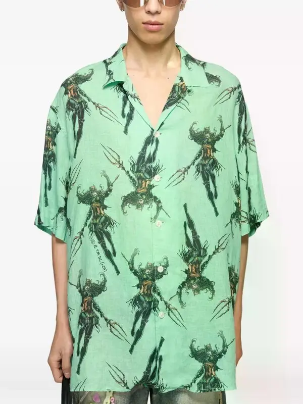 Acne Studios Cartoon-print Shirt