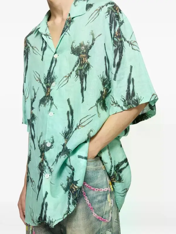 Acne Studios Cartoon-print Shirt