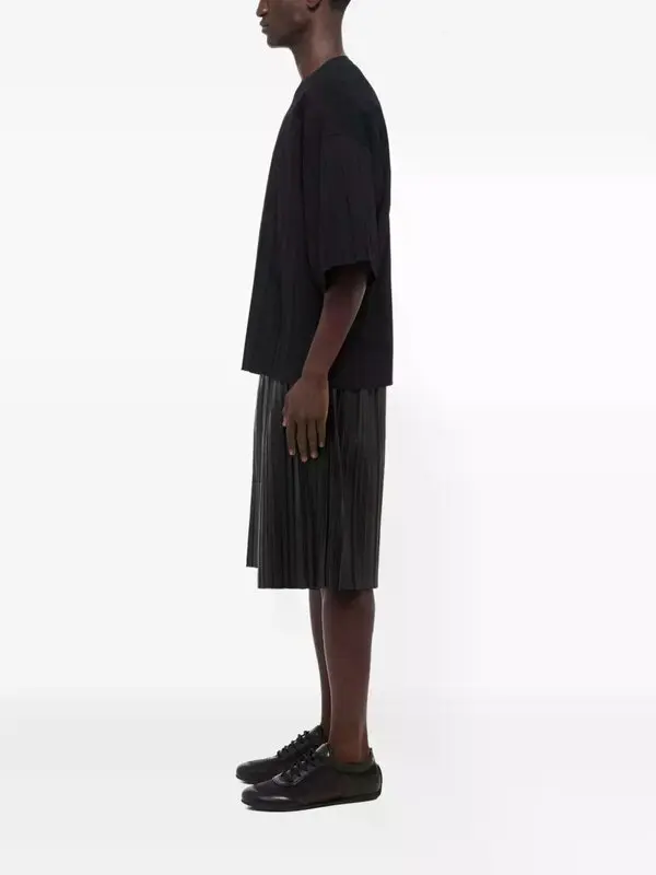 Helmut Lang Ribbed T-shirt - Black