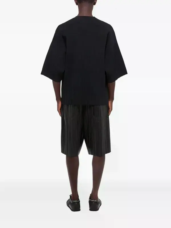 Helmut Lang Ribbed T-shirt - Black