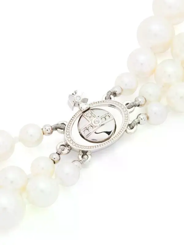 VIVIENNE WESTWOOD Three-row Pearl Choker