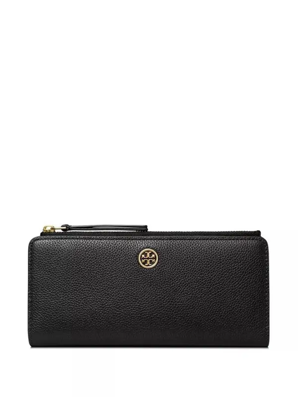 Tory Burch Robinson Slim Wallet - Black