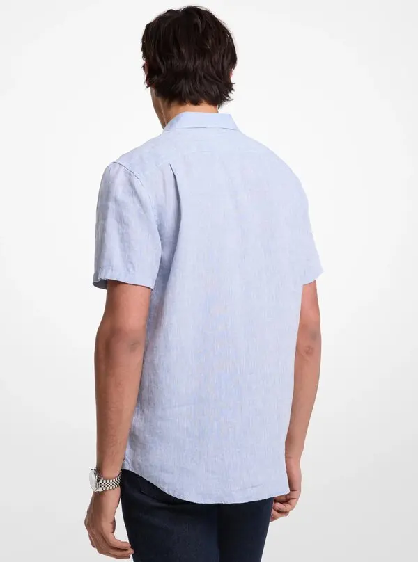 Michael Kors Linen Shirt - Blue