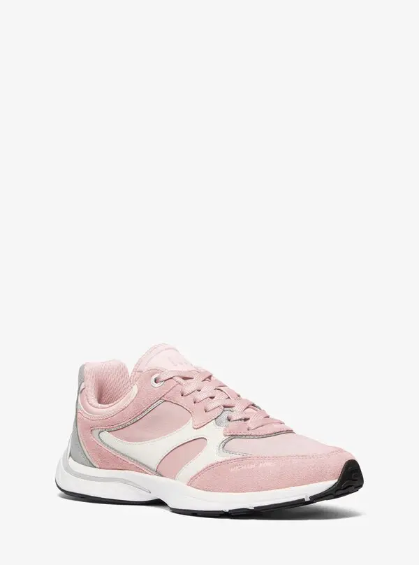 Michael Kors Riley Mixed-media Trainer