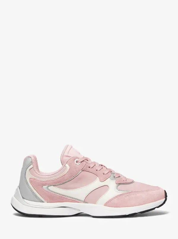 Michael Kors Riley Mixed-media Trainer