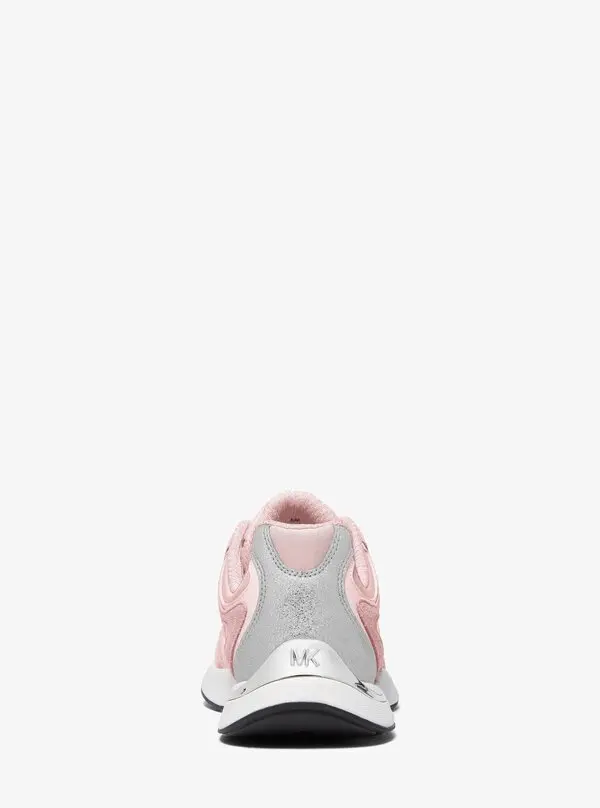 Michael Kors Riley Mixed-media Trainer