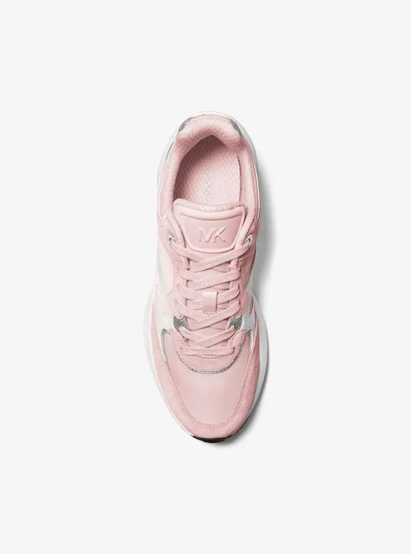Michael Kors Riley Mixed-media Trainer