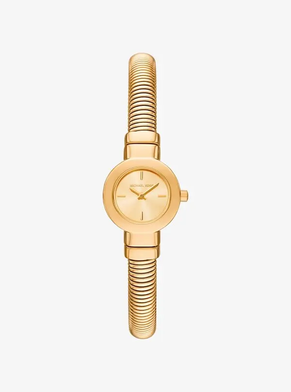 Michael Kors Slim Gramercy -tone Stainless Steel Watch - Gold