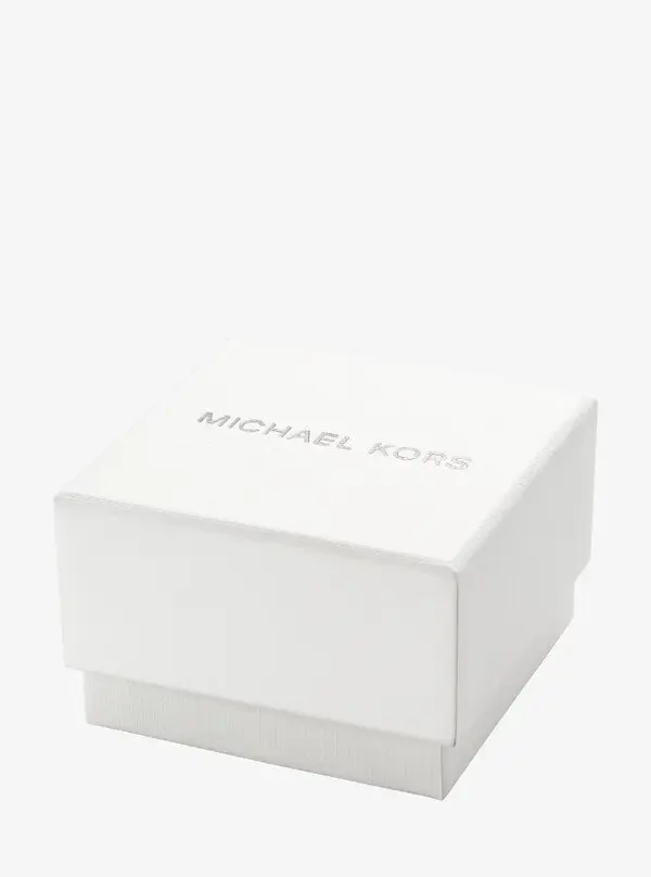 Michael Kors Darrington Pavé -tone Ring Watch In By - Silver