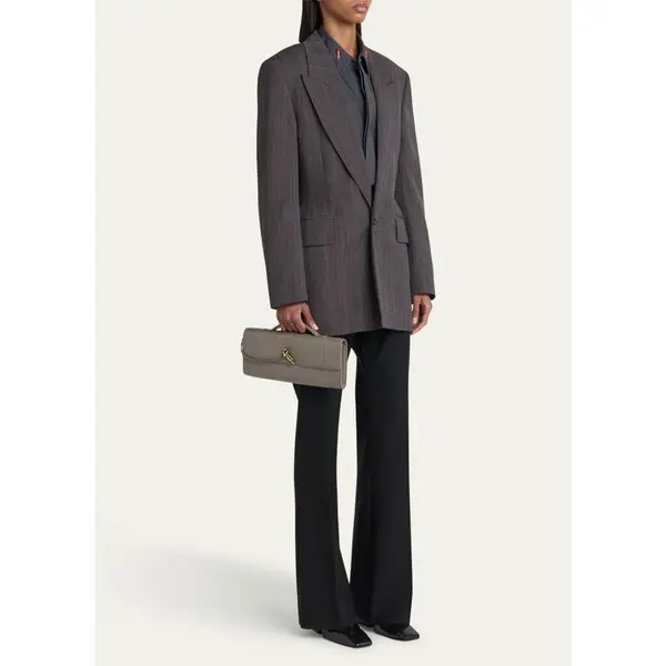 Bottega Veneta Andiamo Python Clutch Bag