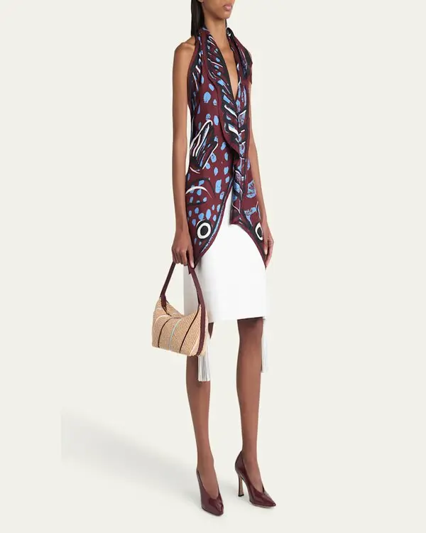 Bottega Veneta Wallace Mini Striped Shoulder Bag - Natural Multi