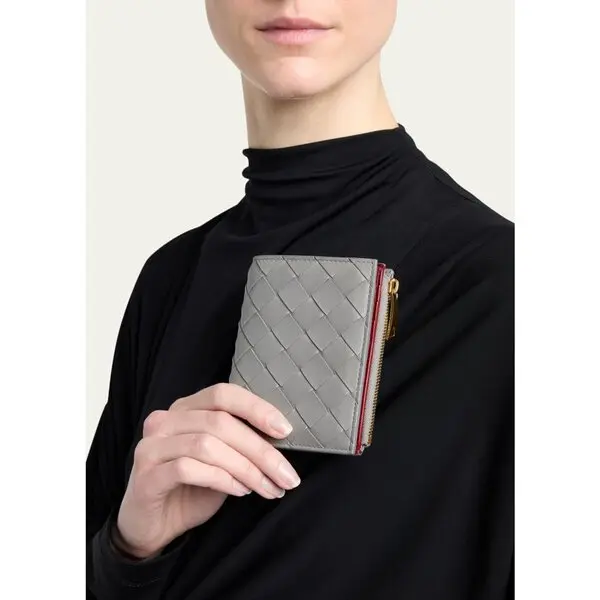 Bottega Veneta Small Bifold Leather Wallet