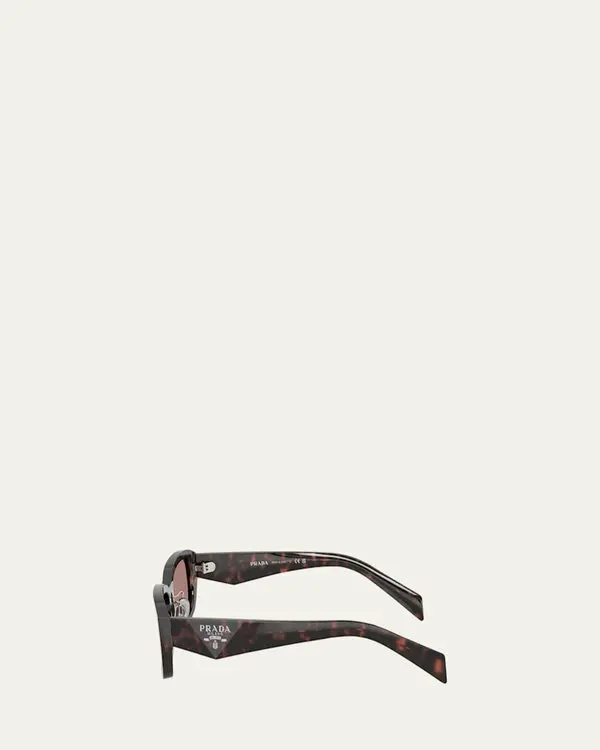 Prada Pr B06sf Rectangle Sunglasses - Violet