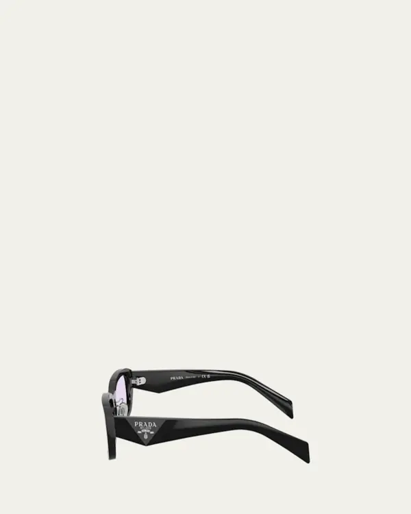 Prada Pr B06sf Rectangle Sunglasses - Violet