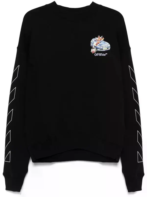 Off-White Logo-embroidered Sweatshirt