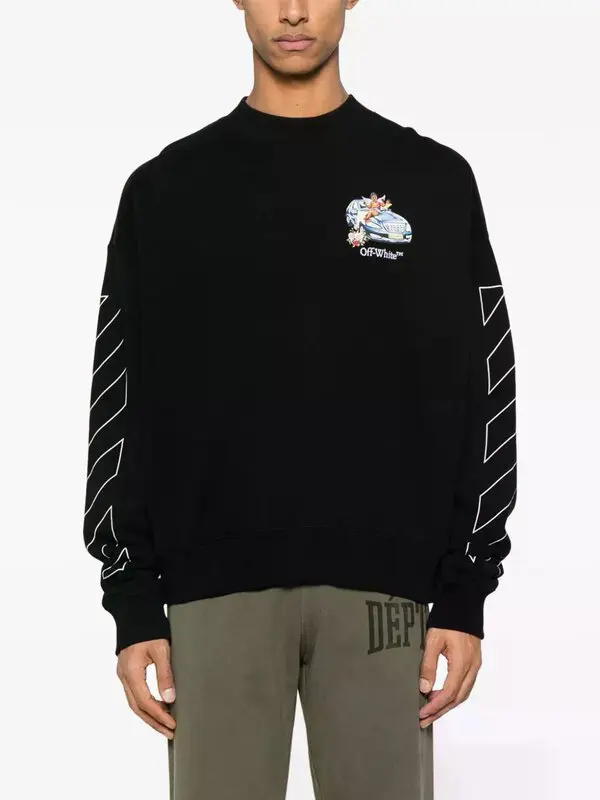 Off-White Logo-embroidered Sweatshirt
