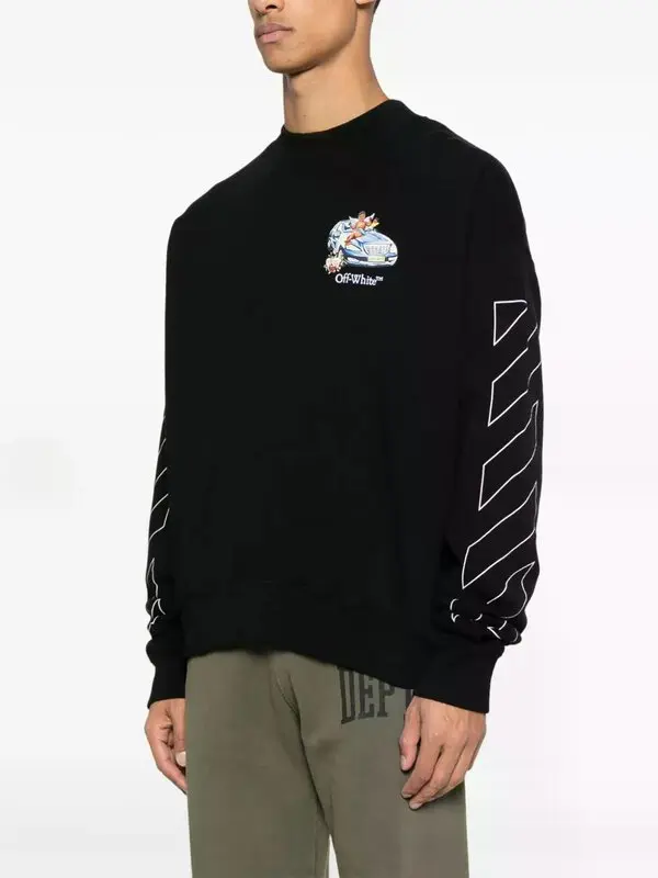 Off-White Logo-embroidered Sweatshirt