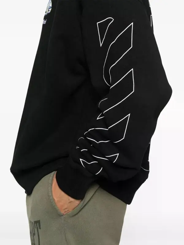 Off-White Logo-embroidered Sweatshirt