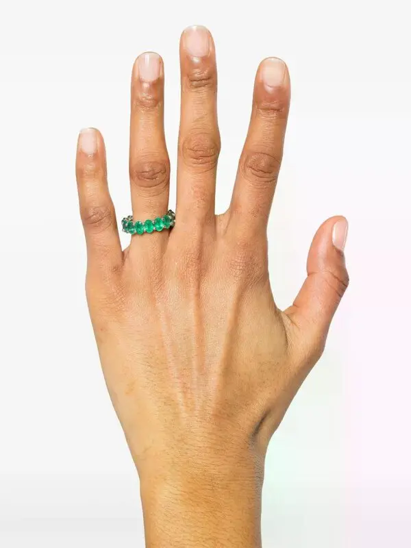 Shay 18k Gold Emerald Eternity Ring