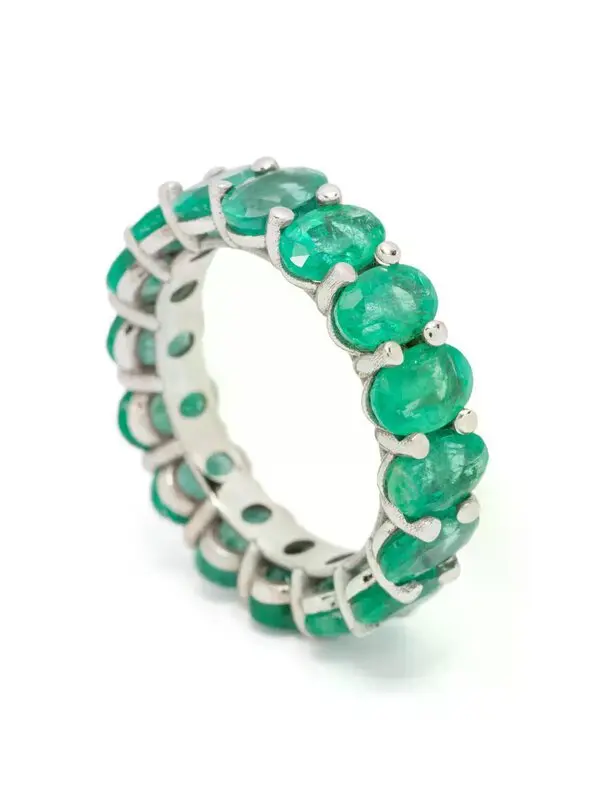 Shay 18k Gold Emerald Eternity Ring