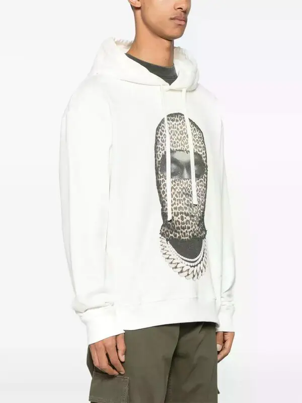 IH NOM UH NIT Mask Graphic Hoodie - White