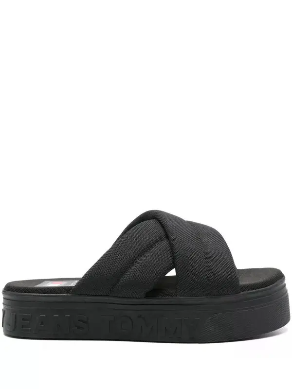 Tommy Hilfiger Logo-embossed Platform Sandals