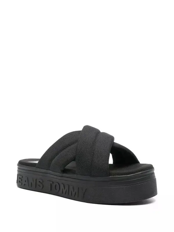Tommy Hilfiger Logo-embossed Platform Sandals