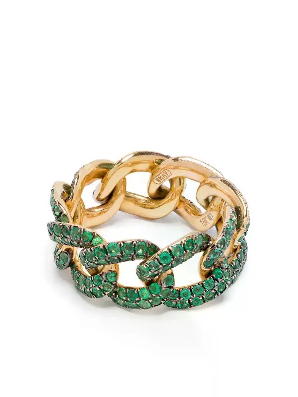 Shay 18k Yellow Emerald Band Ring - Gold