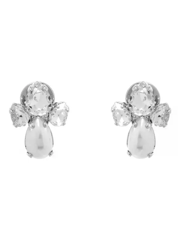 Simone Rocha Victorian Floret Earrings - Silver