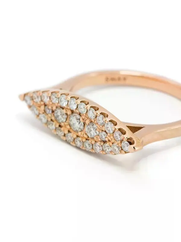 Shay 18k Rose Gold Diamond Cocktail Ring