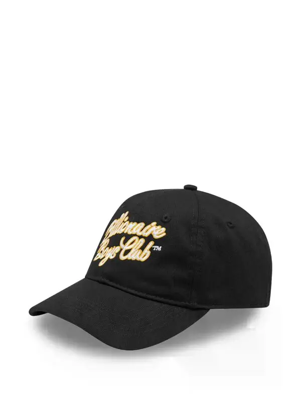 BILLIONAIRE BOYS CLUB Script Logo Cap - Black