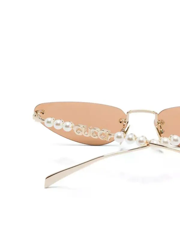 Gucci Rimless Sunglasses - Gold