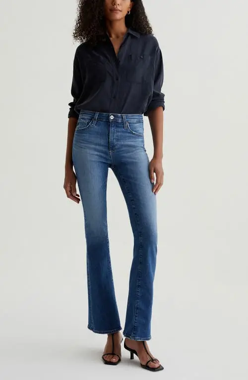 Ag Farrah Distressed Bootcut Jeans